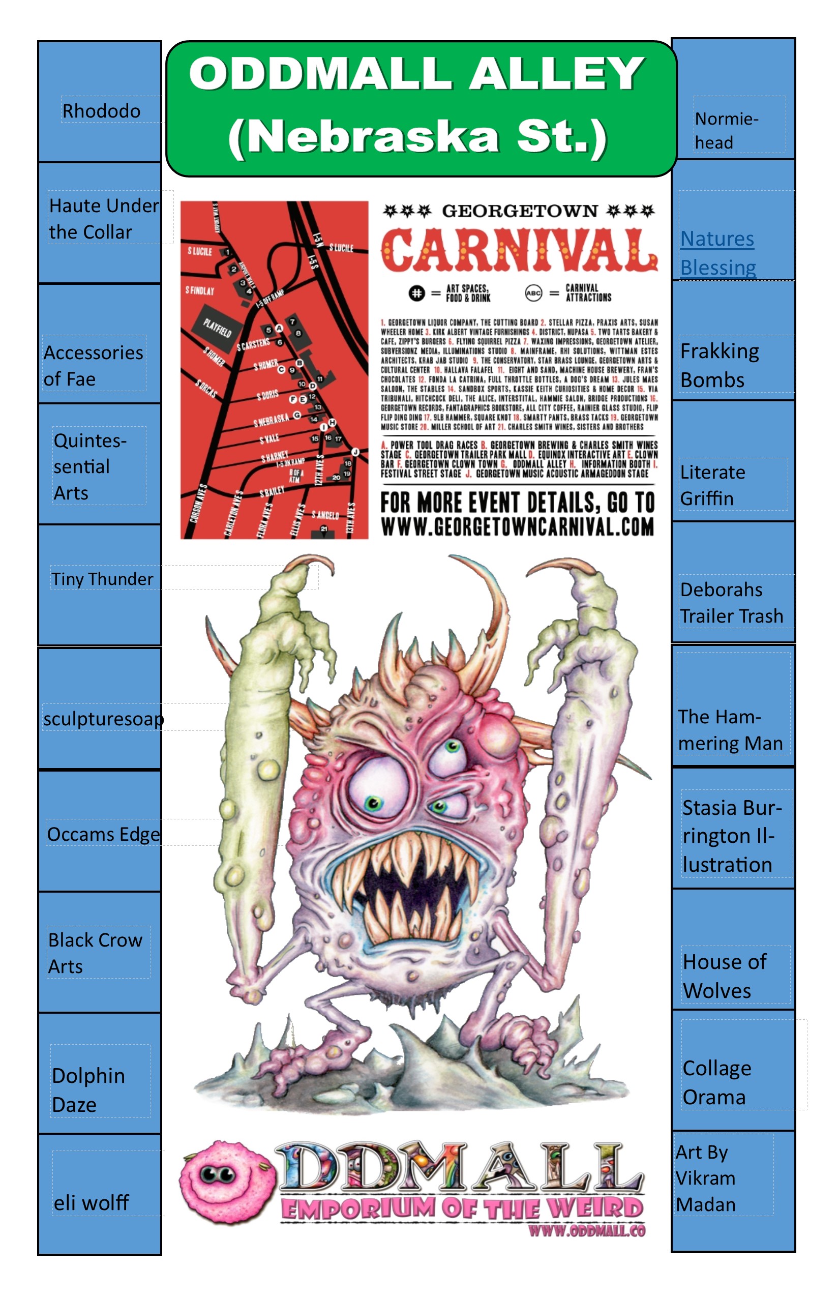 June 11, 2016 – ODDMALL ALLEY at the Georgetown Carnival. Seattle,WA ...